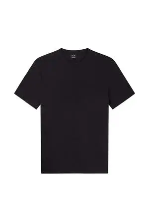 Armani Exchange Logo-embossed T-shirt - Black