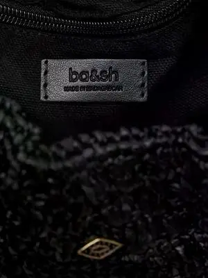 Ba&sh June Raffia Clutch Bag