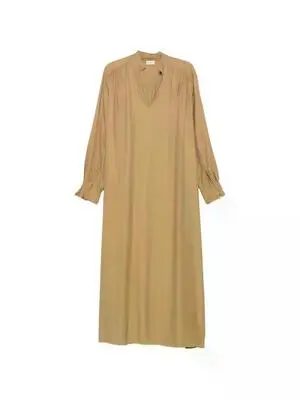 BY MALENE BIRGER Daylia V-neck Midi Dress - Neutrals