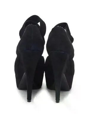 Saint Laurent Platform Ankle-strap Pumps