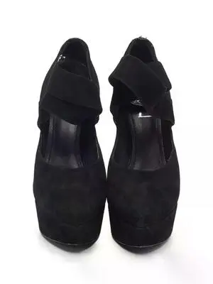 Saint Laurent Platform Ankle-strap Pumps