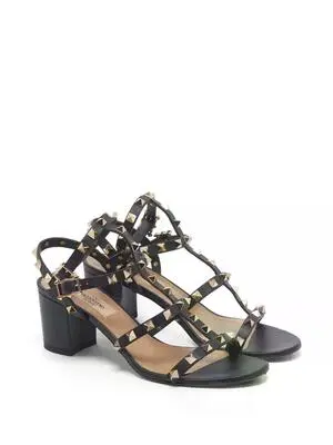 Valentino Garavani Rockstud Caged Sandals - Black