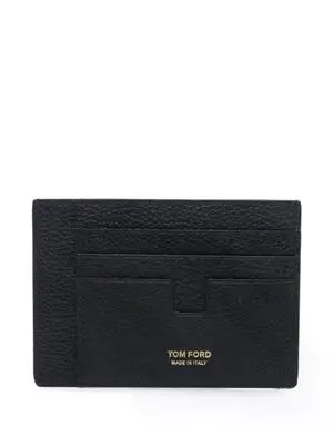 TOM FORD Logo-print Leather Card Holder