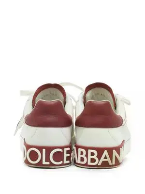 Dolce & Gabbana Portofino Leather Sneakers