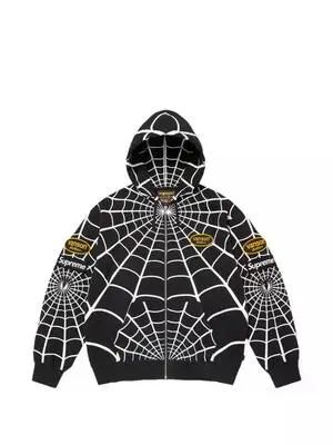 Supreme Vanson Leathers X Marvel Spider-man Hoodie - Black