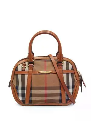 Burberry Orchard House Check Tote Bag