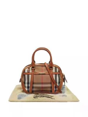 Burberry Orchard House Check Tote Bag