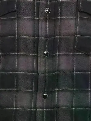 Saint Laurent Plaid-pattern Button-up Shirt