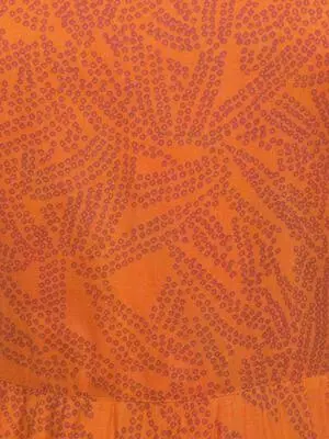 Diane Von Furstenberg Geometric Print Tiered Midi Dress