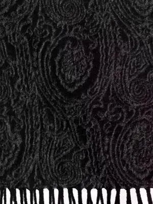Etro Paisley-jacquard Fringed Scarf
