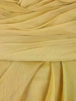 Zimmermann V-neck Draped Midi Dress