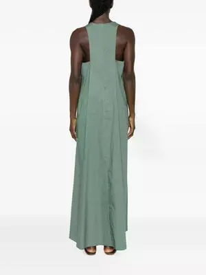 MOUTAKI V-neck Sleeveless Maxi Dress