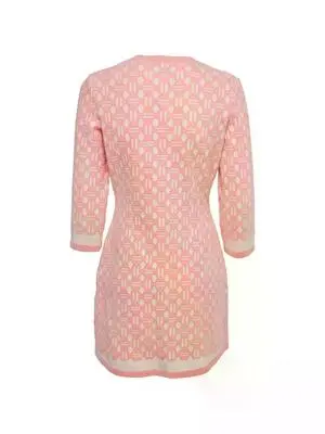 Maje Jacquard Knit Mini Dress