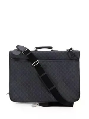 Gucci Gg Coated Canvas Travel Bag - Black