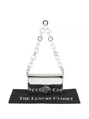 JIMMY CHOO Varenne Acrylic Chain Shoulder Bag