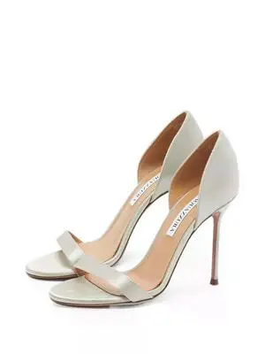 AQUAZZURA Satin Stiletto Sandals