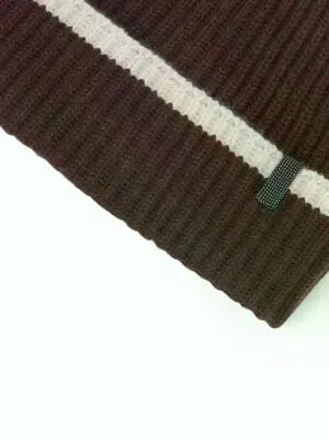 Brunello Cucinelli Ribbed Knit Beanie Hat