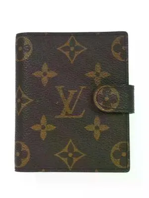 LOUIS VUITTON 2002 Mini Agenda Monogram Notebook Cover - Brown