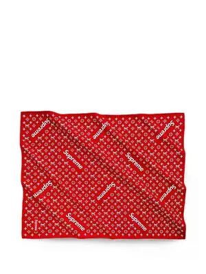 Supreme X Louis Vuitton Monogram Blanket - Red