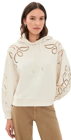 Ba&sh Beni Embroidered Hoodie