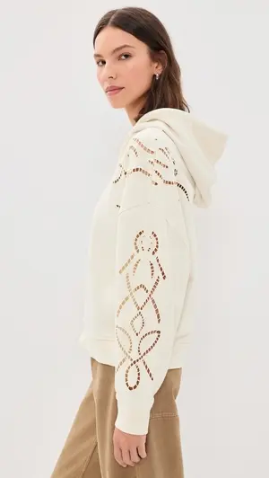Ba&sh Beni Embroidered Hoodie