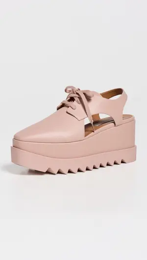 Stella McCartney Elyse Eco Grainy Alter Mat Slingbacks