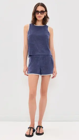 Marine Layer Towel Terry Whipstitch Shorts