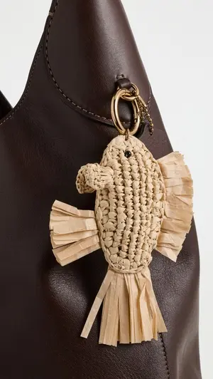 Madewell Crochet Fish Bag Charm