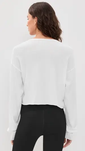 Year Of Ours Cropped Long Sleeve Tee