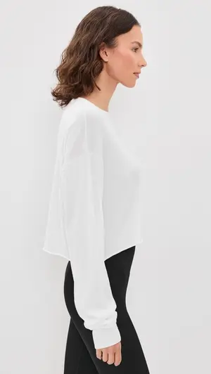 Year Of Ours Cropped Long Sleeve Tee