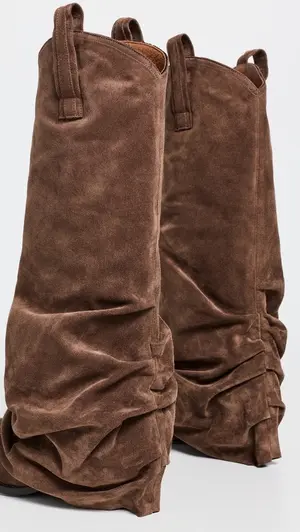 R13 Mid Cowboy Boots With Sleeve