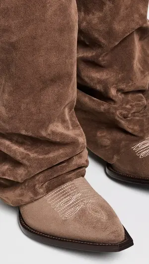 R13 Mid Cowboy Boots With Sleeve