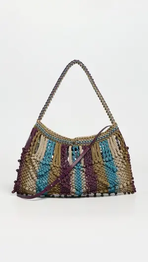 ALEMAIS Leather Maxi Crescent Tote