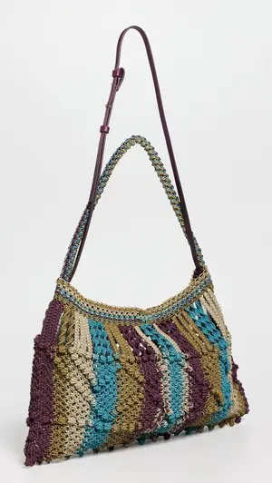 ALEMAIS Leather Maxi Crescent Tote