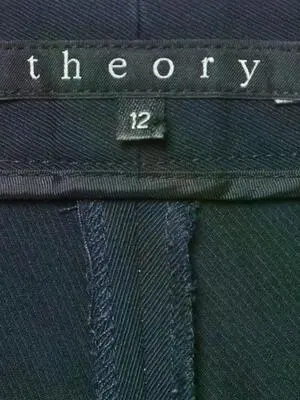 Theory Button-detail Straight Leg Trousers