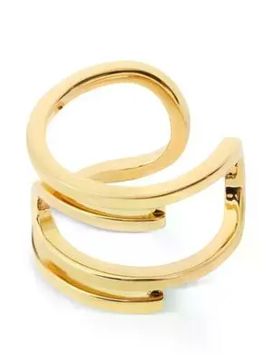 Off-White Paperclip Double-band Ring