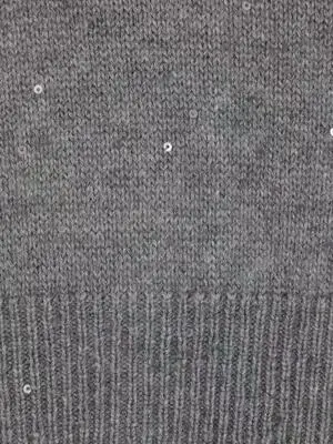 Brunello Cucinelli Sequin-embellished Cardigan - Grey