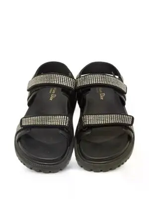 Dior Embellished Flat Sandals