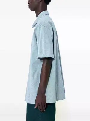 Miu Miu Half-zip Short-sleeve Polo Shirt