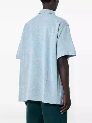 Miu Miu Half-zip Short-sleeve Polo Shirt