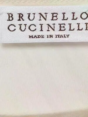 Brunello Cucinelli Silk-panel Wrap-style Tunic Top