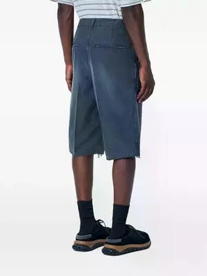 Visvim Distressed Frayed-hem Shorts