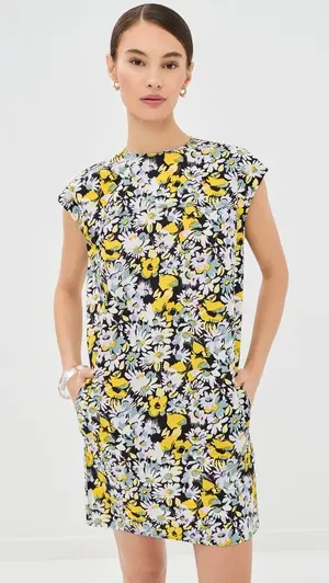 Marni Pop Flowers Mini Dress