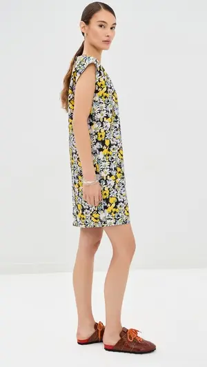 Marni Pop Flowers Mini Dress