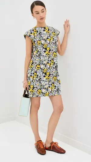 Marni Pop Flowers Mini Dress