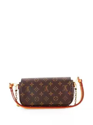 LOUIS VUITTON Monogram Canvas Ivy Wallet On Chain Shoulder Bag