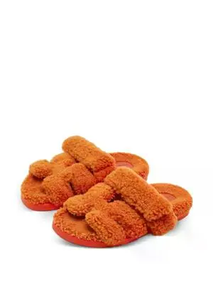 Hermès Chypre Shearling Sandals