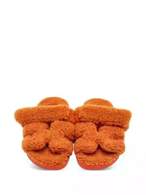 Hermès Chypre Shearling Sandals