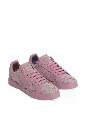 Dolce & Gabbana Portofino Sneakers - Pink