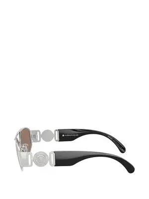 Versace Medusa Geometric-frame Sunglasses
